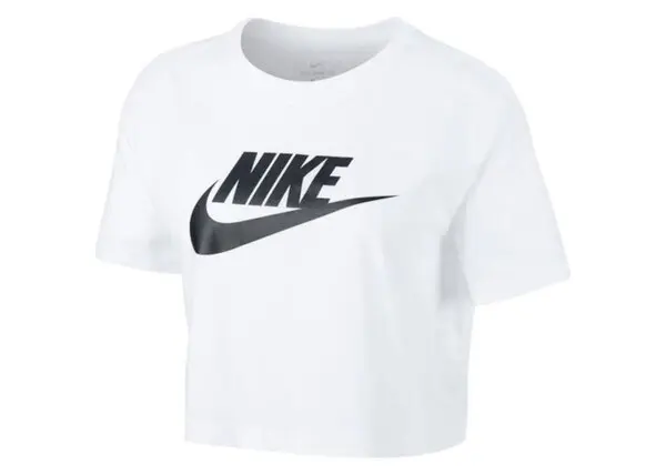 Nike Sportswear Essential Cropped T-shirt - White