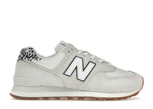 NEW BALANCE 574 Leopard Athletic Sneakers - Reflection/white/black
