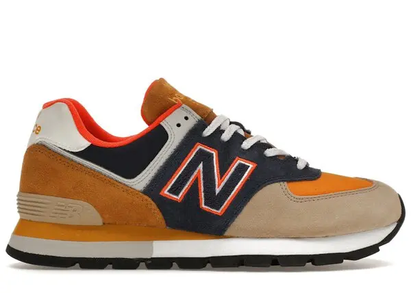 NEW BALANCE 574 Rugged Sneakers - Brown/navy Blue