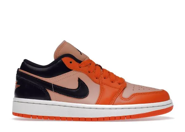 JORDAN 1 Low Sneakers - Orange/black