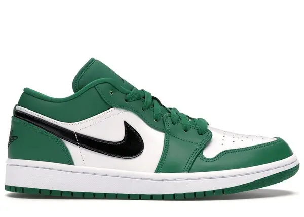 JORDAN 1 Low - Pine Green/black/white