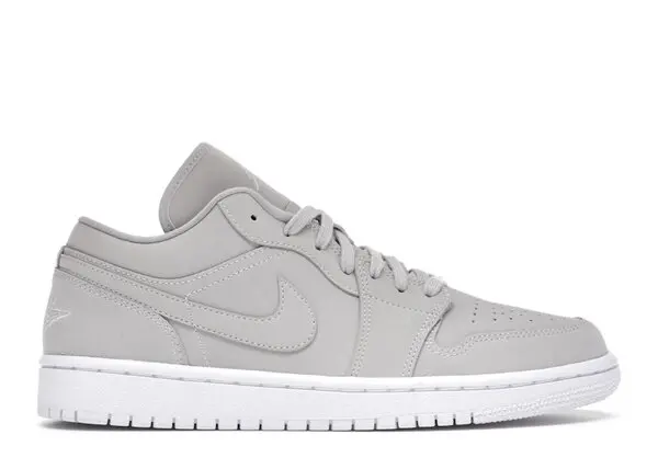 JORDAN 1 Low Sneakers - Grey Fog/white