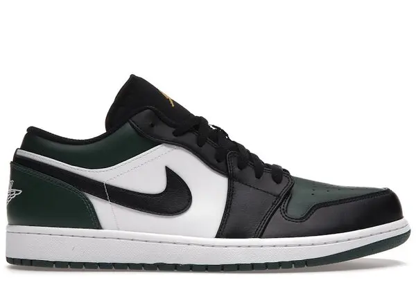 JORDAN 1 Low Green Toe - Noble Green/white/black