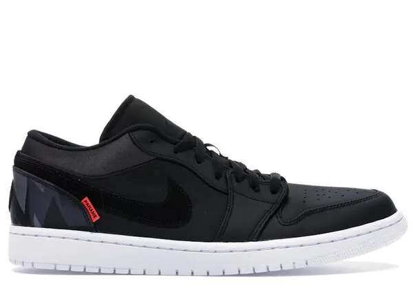 JORDAN 1 Low Psg Paris Saintgermain - Black/dark Grey