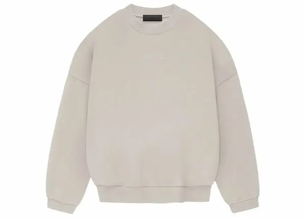 Fear Of God Essentials Crewneck Sweatshirt - Silver Cloud