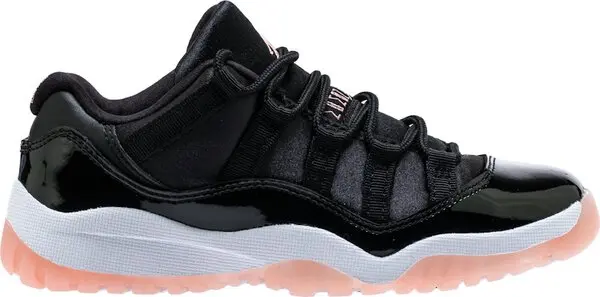 JORDAN 11 Retro Low Sneakers - Black/white/bleached Coral