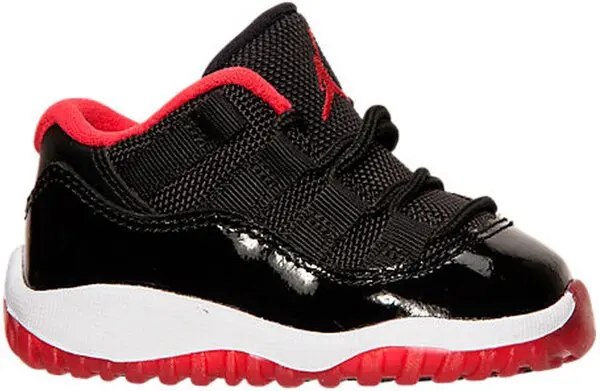 JORDAN 11 Retro Low Sneakers - Black/true Red/white