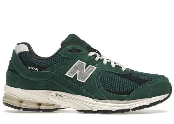 NEW BALANCE 2002r Sneakers - Forest Green/off White/grey