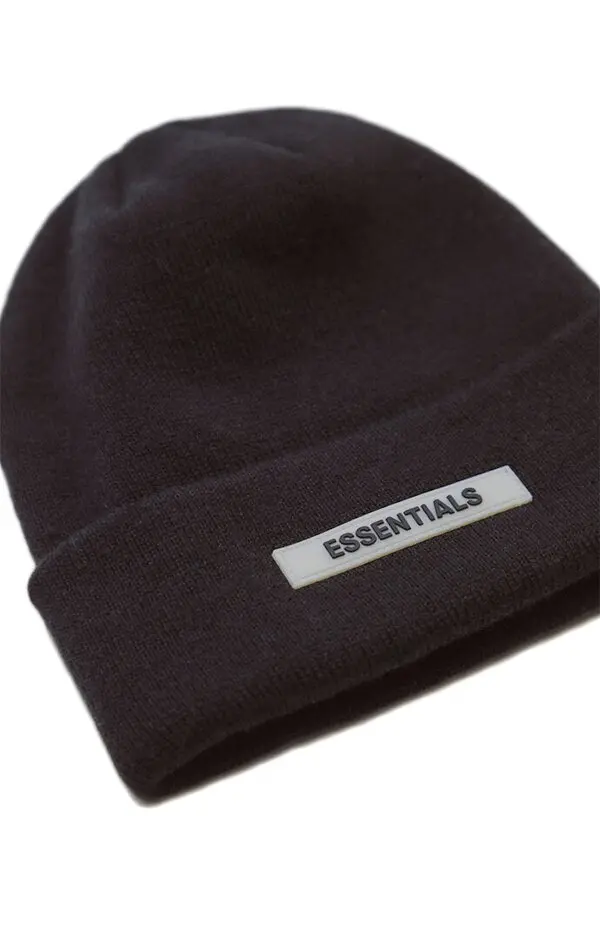 帽子 FOG essentials Beanie Black 23SS Fear Of God Cuff Beanie - Black | Editorialist