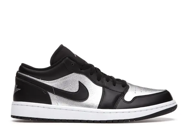 JORDAN 1 Low Se Sneakers - Black/metallic Silver/white