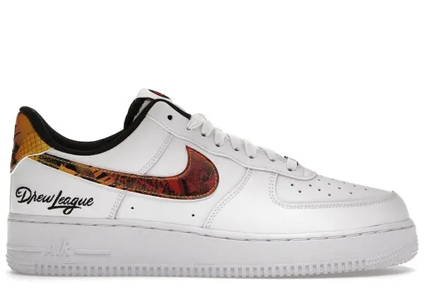 Nike Air Force 1 Low Drew League Sneakers - White/black
