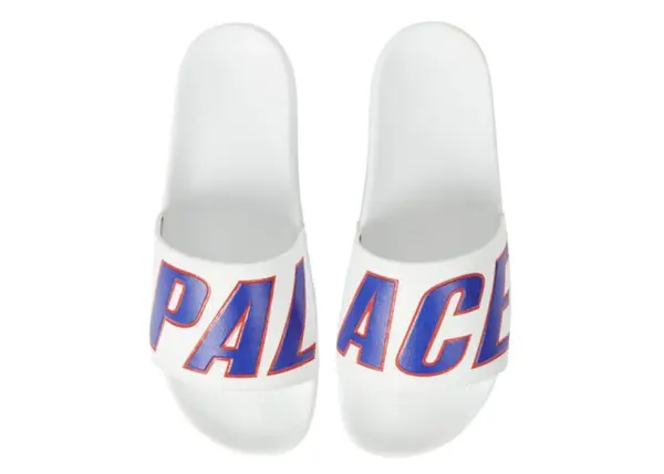 PALACE Rubber Slides - White