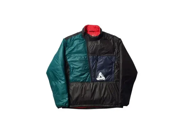 ジャケット・アウター Palace Skateboards - P-Tex Pertex Liner Palace P-Tex Pertex Liner - Black/Green/Navy | Editorialist