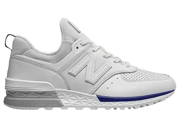 NEW BALANCE 574 Sportin Sneakers - White/blue