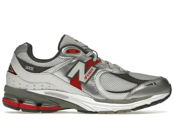 NEW BALANCE 2002rin Sneakers - Silver Metallic/team Red