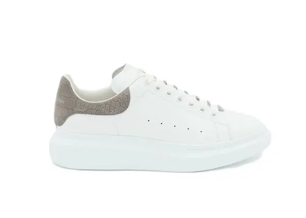 Alexander McQueen Oversized Croc Suedein Sneakers