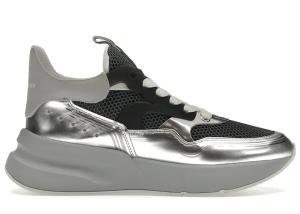 Alexander McQueen Oversized Runner - Black/grey/silver