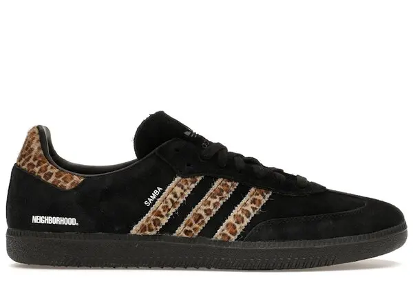 Adidas Samba End. Neighborhood Sneakers - Core Black/leopard