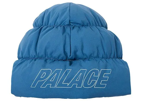 PALACE Pertex Puffa Beanie - Chill Blue