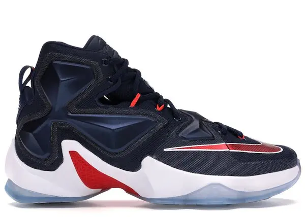Nike Lebron Sneakers - Midnight Navy Blue/university Red/white