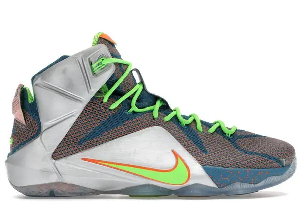 Nike Lebron Sneakers - Reflective Blue/total Crimson/electric Green