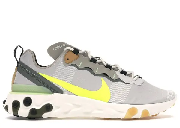 Nike React Element 55 Spruce Volt - Spruce Aura/spruce Fog/barely Volt