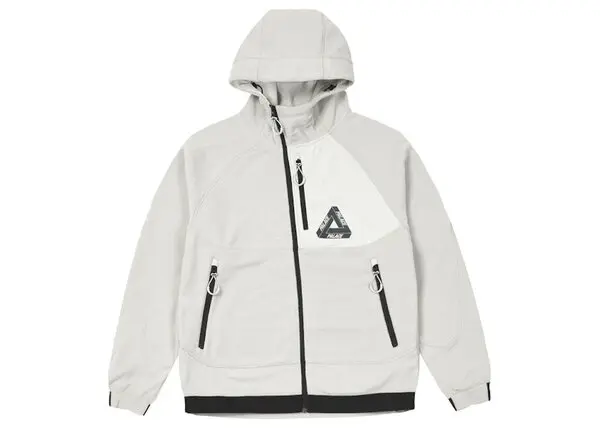 PALACE Polar Fleece Asymmetric Jacket - Stone