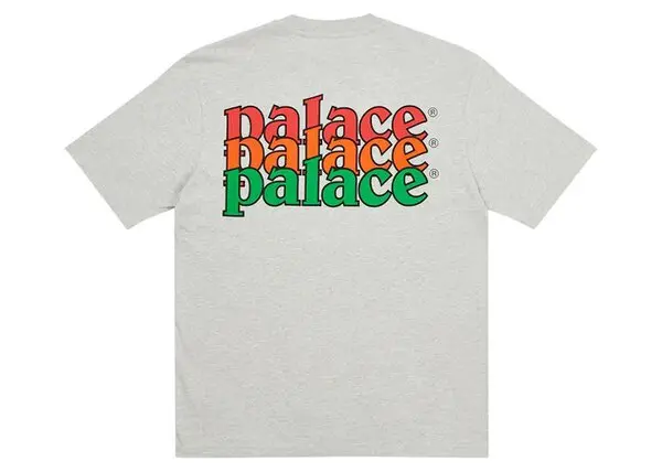 PALACE Quality T-shirt - Grey Marl