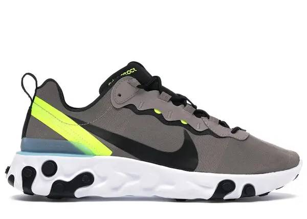 Nike React Element 55 Premium Sneakers - Pumice/black/volt