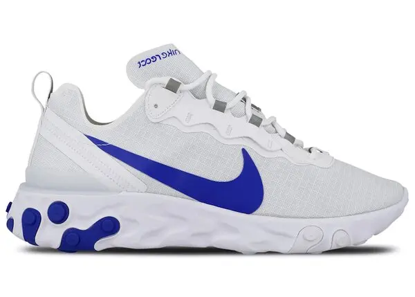 Nike React Element 55in Sneakers - White/game Royal