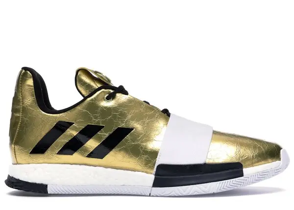 Adidas Harden Vol. 3 Imma Star Sneakers - Gold Metallic/footwear White/core Black