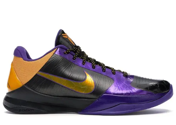 Nike Kobe Lakers Sneakers - Black/del Sol/varsity Purple