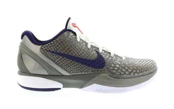 Nike Kobe 6 China 3d Sneakers - Metallic Pewter/ink/white