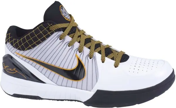 Nike Kobe 4 Pop Sneakers - White/black/del Sol