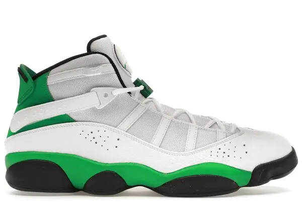 JORDAN Rings - White/black/lucky Green