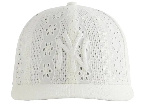 Kith Yankees Cotton Eyelet 59fifty Cap - Sandrift