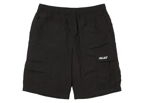 PALACE Shell Cargo Shorts - Black