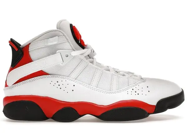 JORDAN 6 Rings High-top Sneakers - White/black/university Red