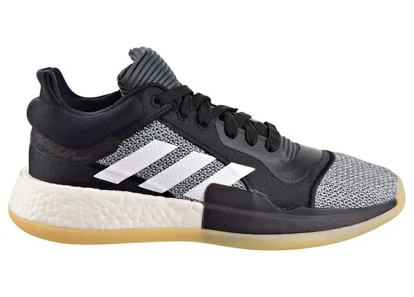Adidas Marquee Boost Low Sneakers - Core Black/cloud White/shock Cyan