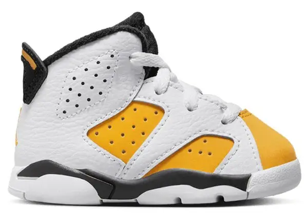 JORDAN 6 Retro Sneakers - White/yellow Ochre/black