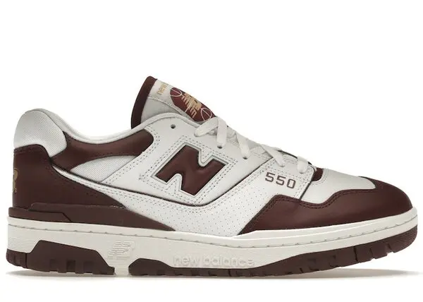 NEW BALANCE 550 Sneakers - White/burgundy