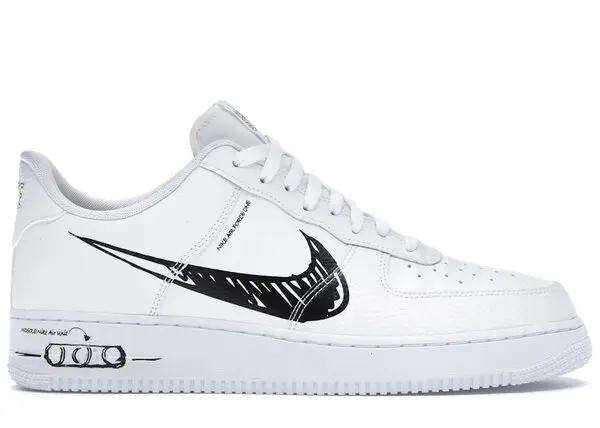 Nike Air Force 1 Low Sketch - White/black