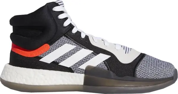 Adidas Marquee Boost High-top Sneakers - White/core Black/blue