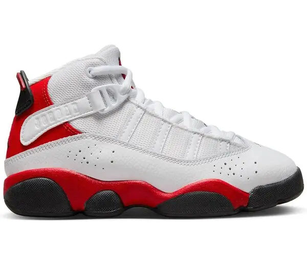JORDAN 6 Rings High-top Sneakers - White/black/university Red