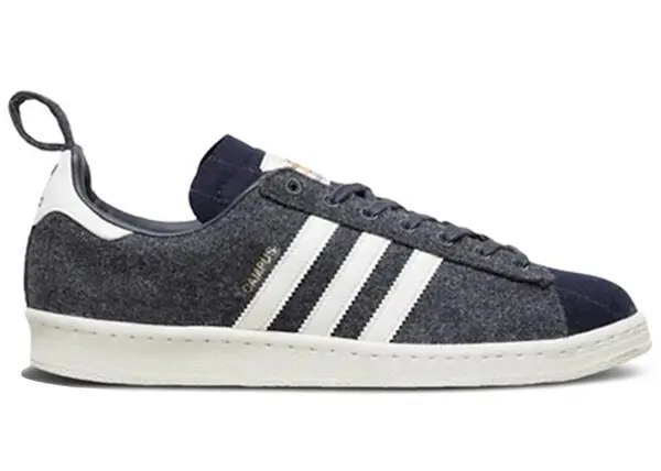 Adidas Campus 80s Size? Exclusive Fox Brothers Sneakers - Grey/blue/white