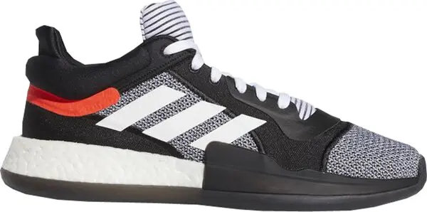 Adidas Marquee Boost Low Sneakers - Core Black/cloud White/solar Red