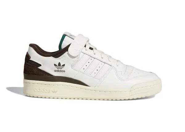Adidas Forum 84 Low - Cream White/collage Green/metalic Silver