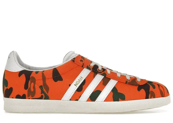 Adidas Gazelle Noah Camo Sneakers - Collegiate Orange/cloud White/night Brown