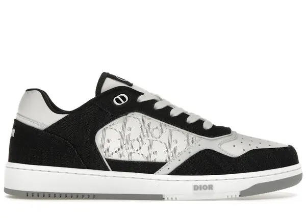 Dior B27 Low Denim Sneakers - White/black