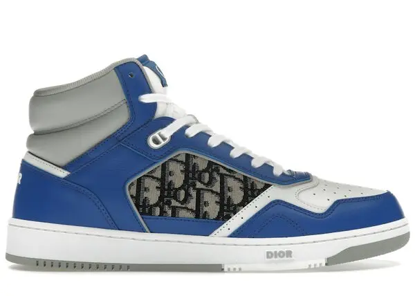 Dior B27 High Top Sneaker - Blue/cream/dior Gray